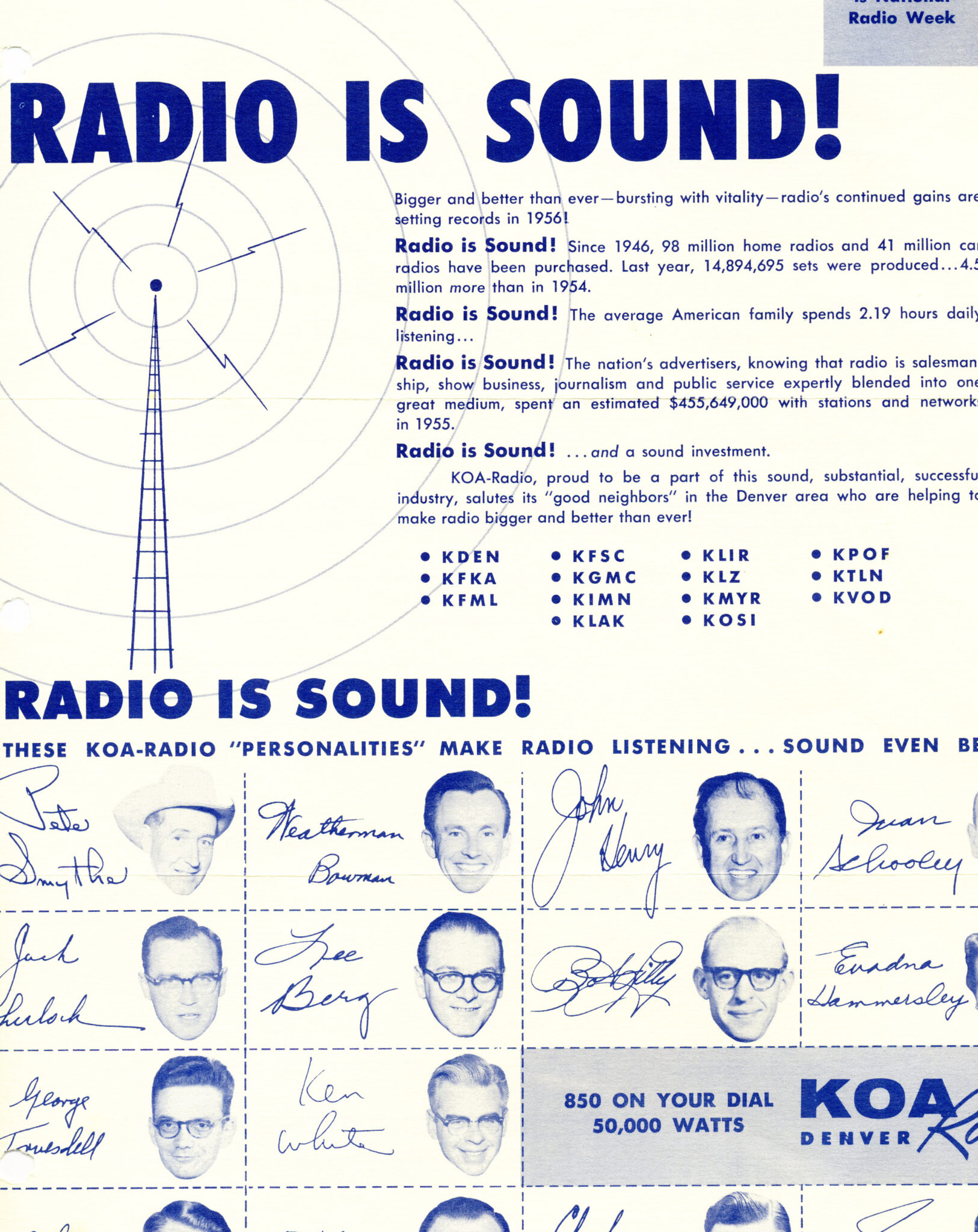 100 Years of 850AM KOA Radio – Broadcast Pioneers of Colorado