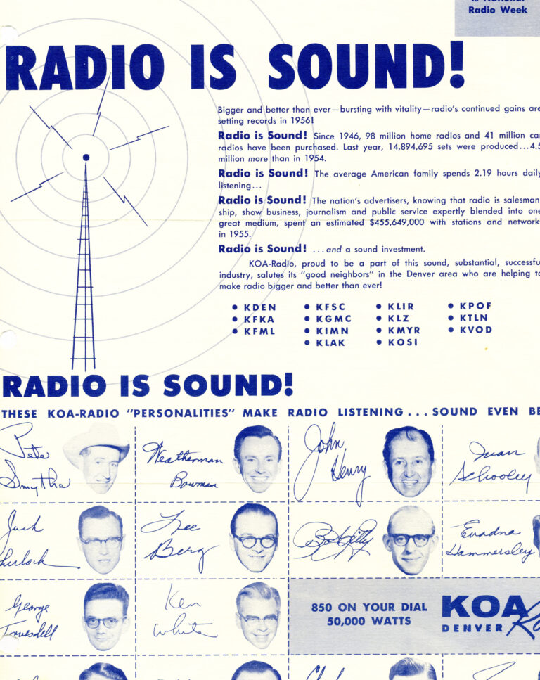 100 Years of 850AM KOA Radio – Broadcast Pioneers of Colorado